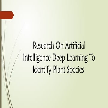Artificial Intelligence in Plant Breeding | PPTX