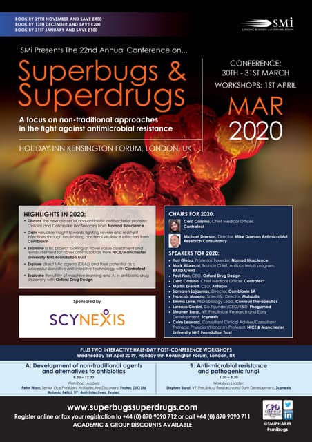 20th Annual Superbugs & Superdrugs | PDF