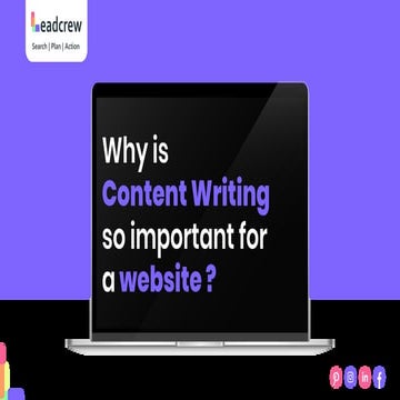 Why is content Writing so important for a website | PPT