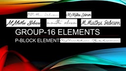 12th Chemistry P-block elements Notes for JEE Main 2015 | PPT