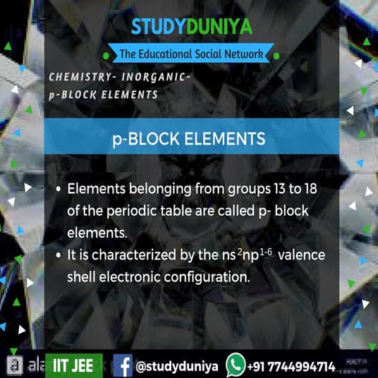 P block elements | PDF