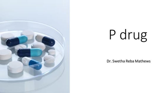 P drug concept | PPT