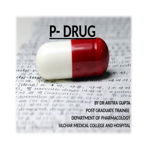 P- DRUG- personal drug choice of a physician | PPTX