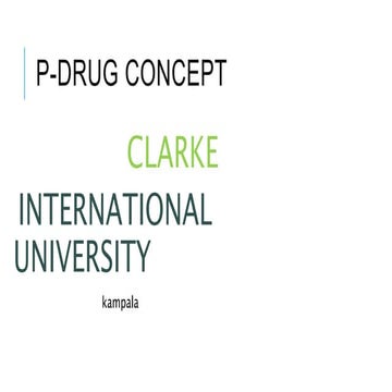P drug concept | PPTX