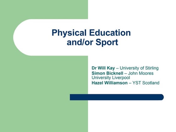 PPT on chapter 4 class XI sports for cwsn Physical Education | PPT