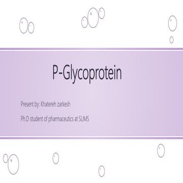 P glycoprotein | PPTX