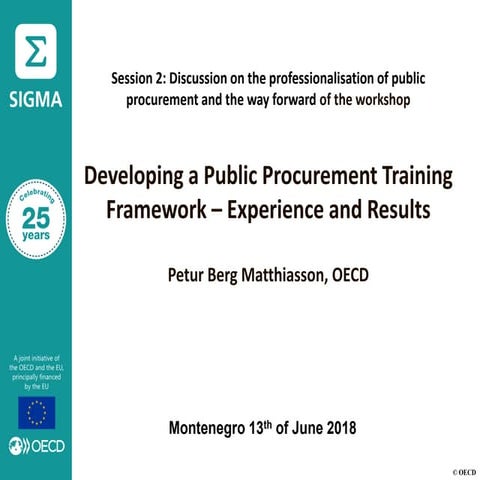 Presentation by P. Matthiasson, OECD (ENG) Eighth SIGMA Regional IPA ...