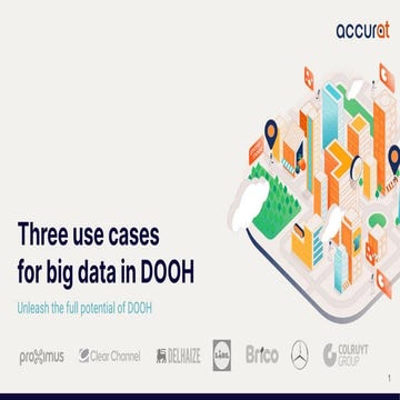 Three use cases for big data in (D)OOH | PDF