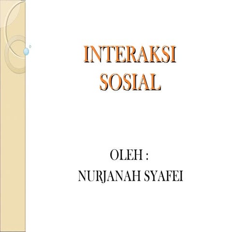 P.p.interaksi sosial | PPT