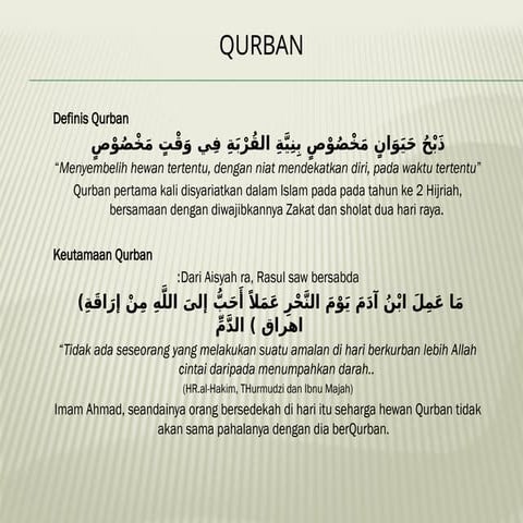 petunjuk pelaksanaan qurban idul adha batam | PPTX