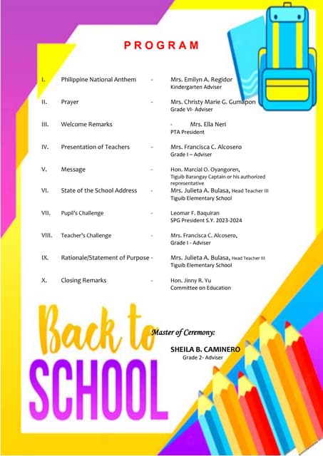 inset program sample school-based activity | DOCX