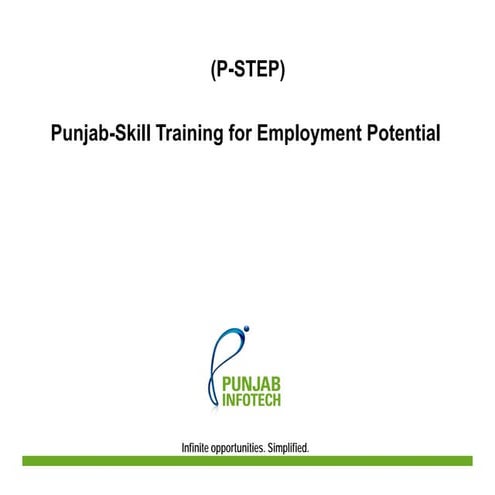 Punjab-Skill Training for Employment Potential | PPT