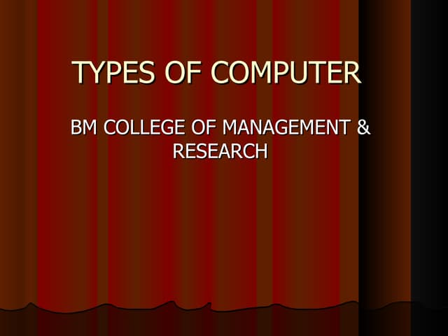 Types-of-computer-ppt | PPT