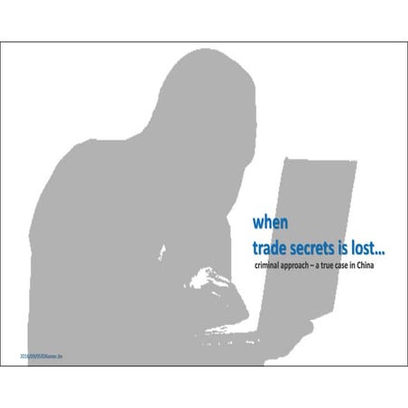 When Trade Secrets is Lost | PPT
