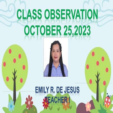 P0WER POINT FIRST CLASS OBSERVATION.pptx