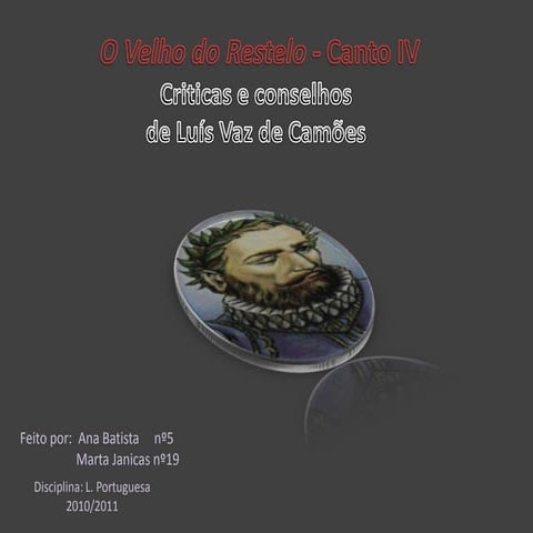 velho do restelo | PPT