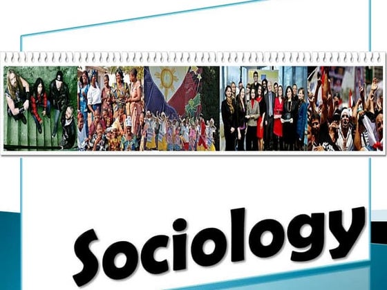 Development of sociology | PPT