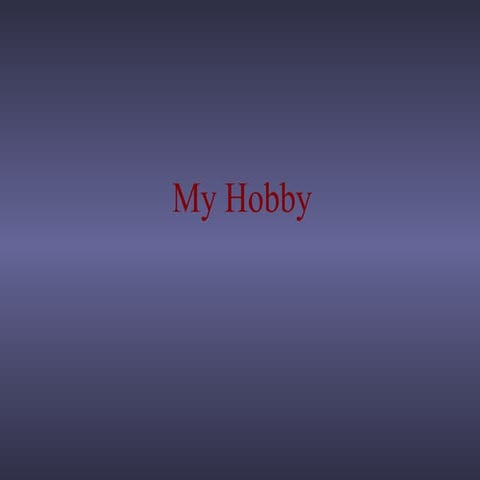 Hobby | PPT