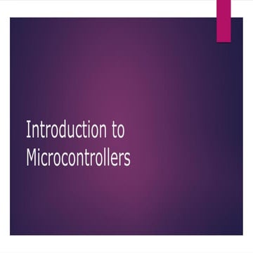 Introduction to Microprocessors and Microcontroller .pptx