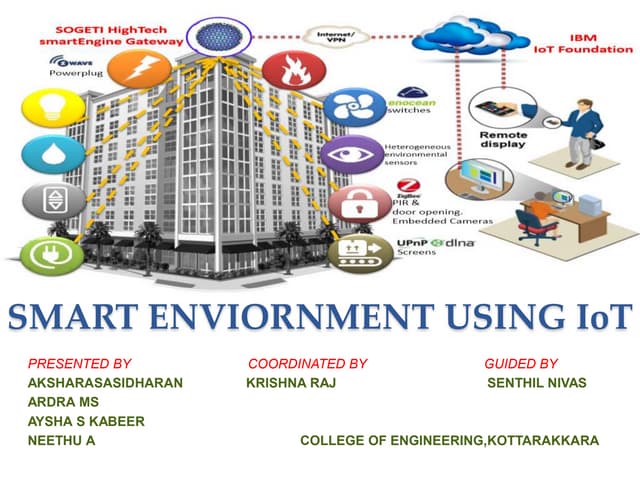 Iot Based Smart Home Using Arduino Pptx Internet Computing