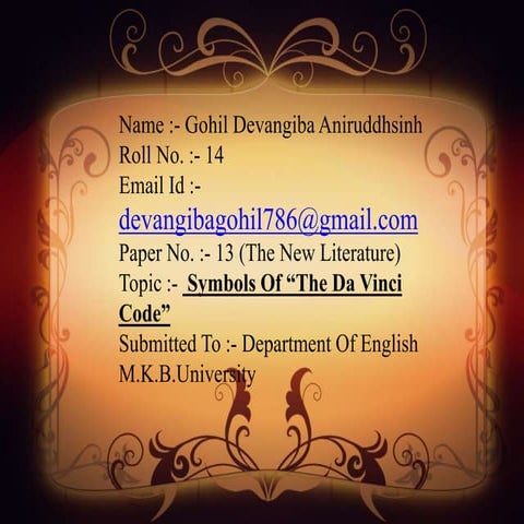 Symbols Of "The Da Vinci Code" | PPTX