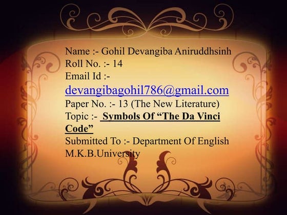 Themes in The Da Vinci Code | PPT