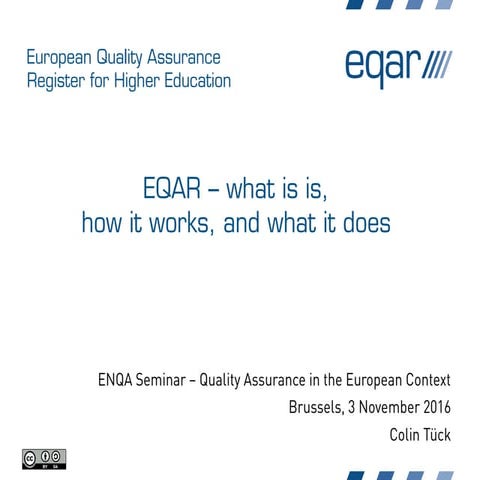 EQAR - what it is, how it works, and what it does | PDF