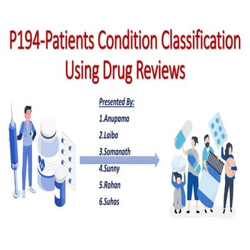 Patients Condition Classification Using Drug Reviews.pptx