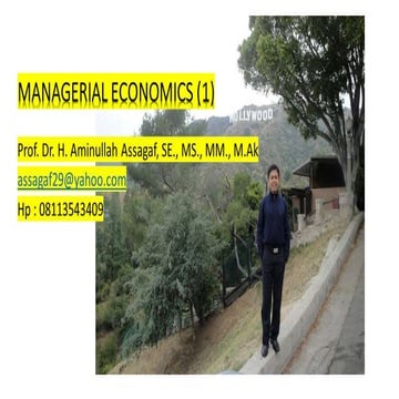 P1 aminullah managerial economics | PPTX