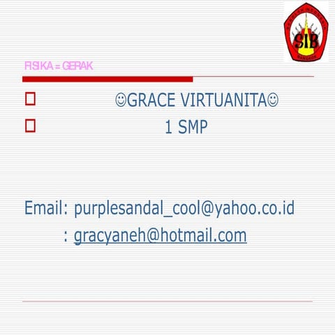 P1 Gerak Grace | PPT