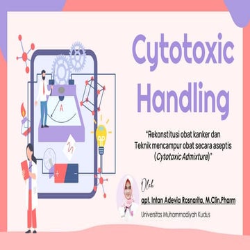 Handling sitostatika dan pencampuran aseptis (iv admixture) | PDF