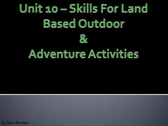 GLOBAL PERSPECTIVE CAMBRIDGE IGCSE: SPORT AND RECREATION | PPTX