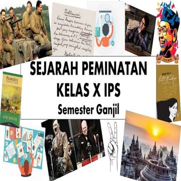 P1 pengenalan sejarah peminatan x ips ganjil | PPT