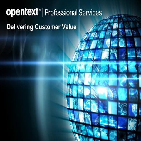 OpenText Professional Services – Managed Services, Consulting Services ...
