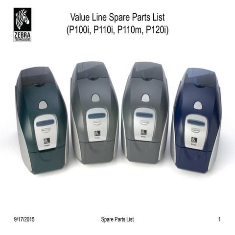 Zebra P100i, P110i, P110m, P120i | PPT