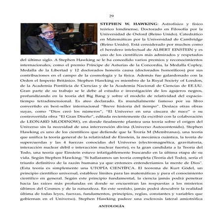 Biografía de Stephen hawking | PPTX