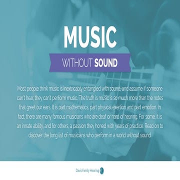 Music Without Sound | PPT