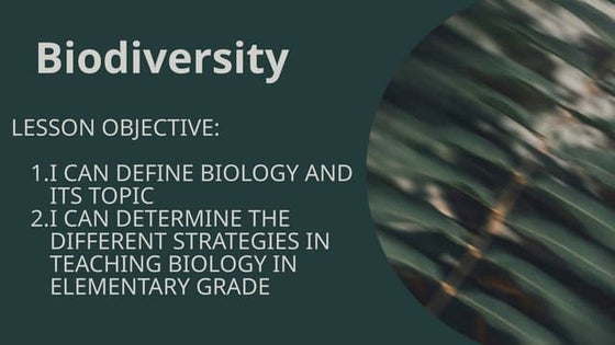 Biodiversity Presentation - Science 8: Fourth Quarter | PPTX ...