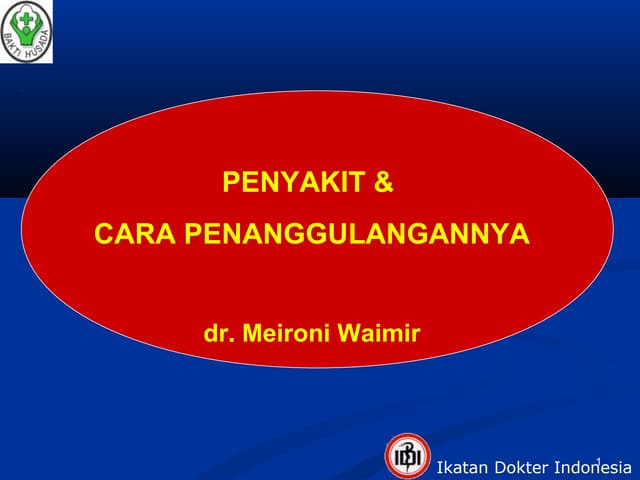Penyakit menular dan penyakit tidak menular | PPT