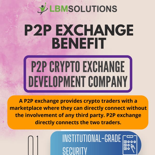 P2p Crypto Exchange Development Company | PDF