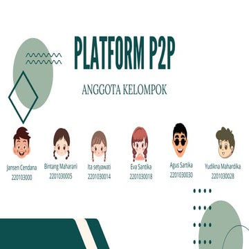 PLATFORM P2P FINANCIAL TECHNOLOGY PERMASALAHAN | PDF