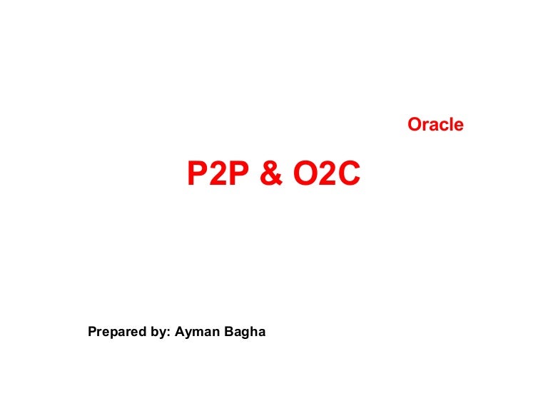 p2p-o2c