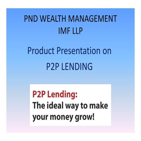 P2P Lending | PDF