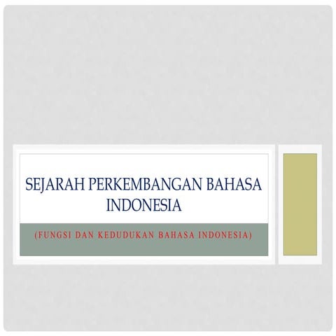 P2, PPT Sejarah Bahasa Indonesia.pptx