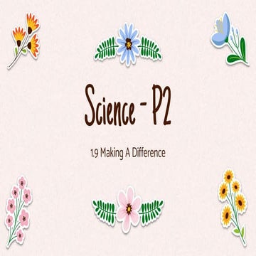 P2 science | PPTX