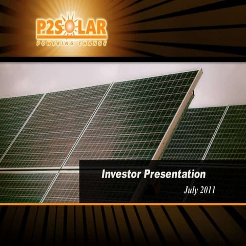 P2 Solar Presentation | PPT