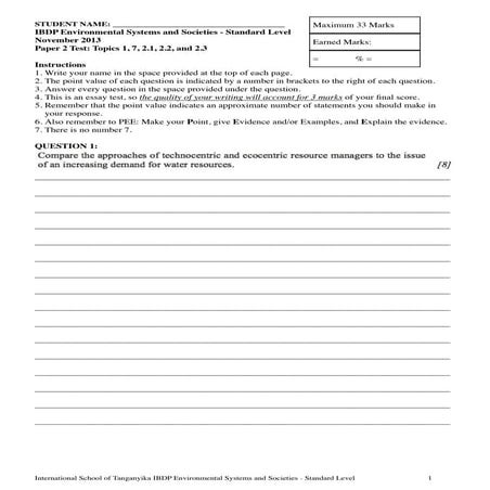 P2 test nov 2013 | PDF