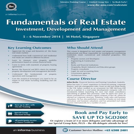 Fundamentals of Real Estate Investment, Development and Management | PDF