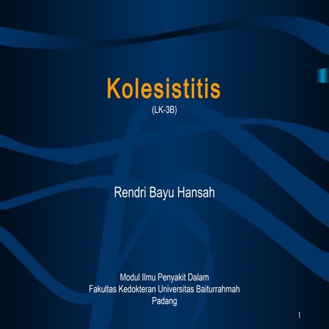 P 3b kolesistitis | PPT