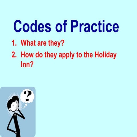 P3 Codes Of Practice | PPT